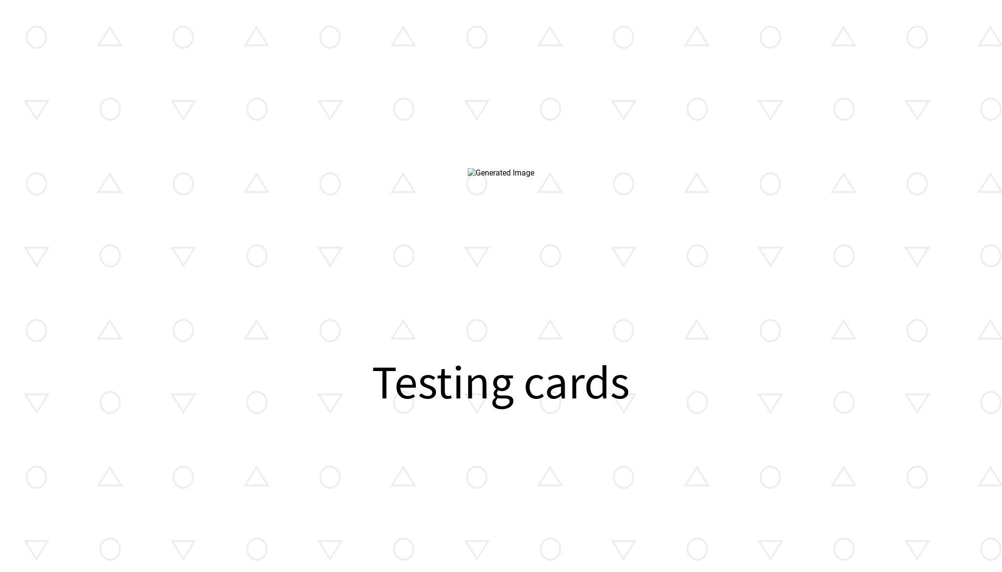 Testing cards | 4Geeks Help Docs